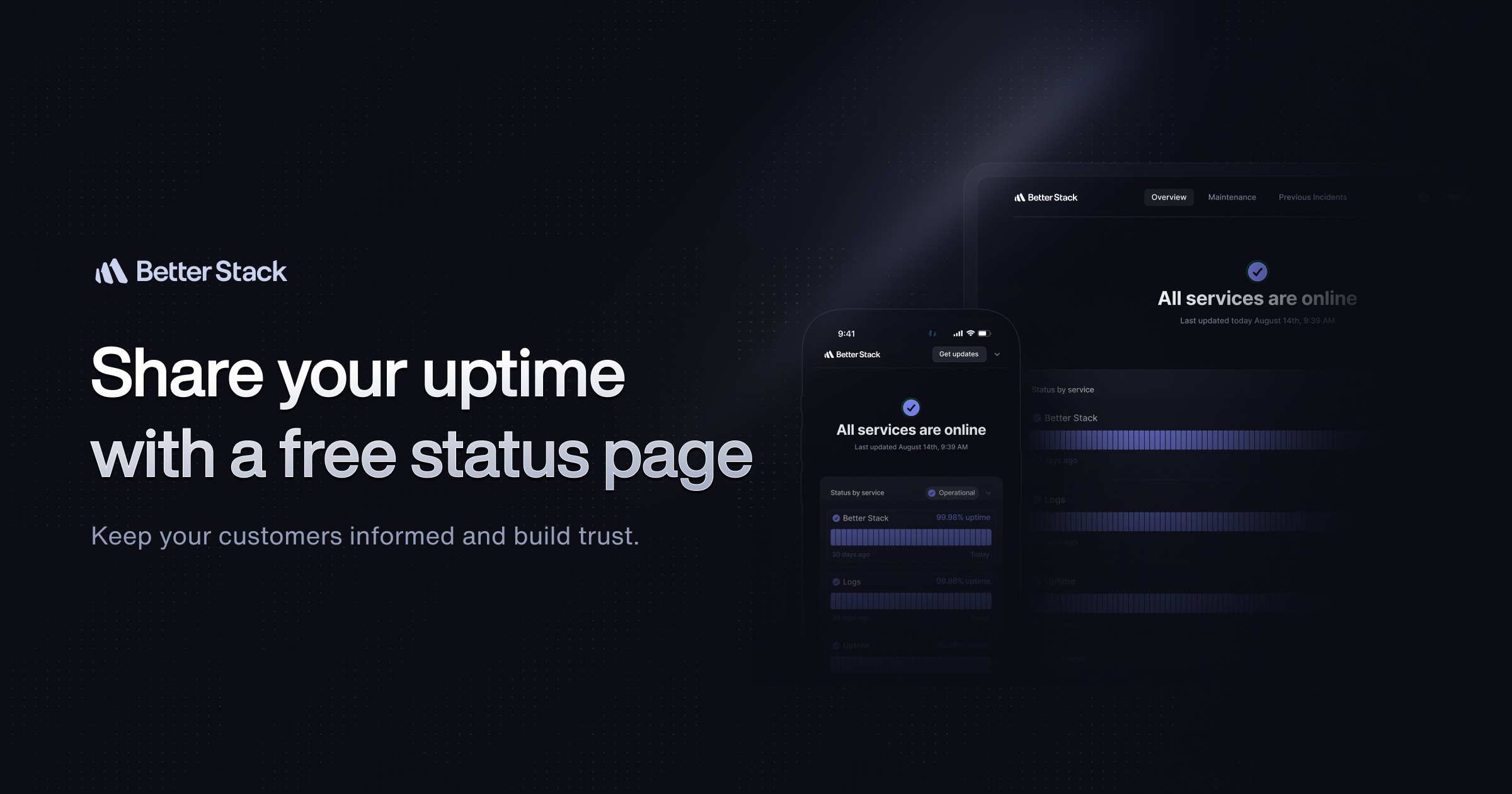 Free Status Page | Better Stack